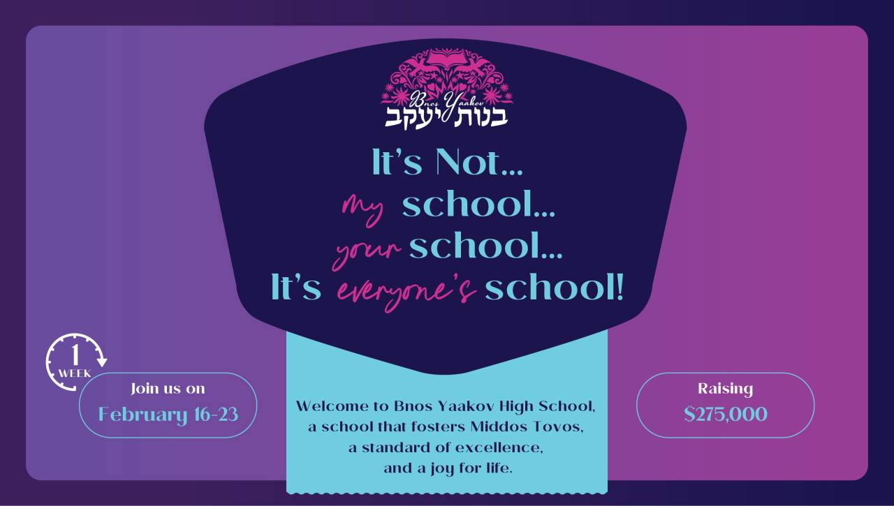 Yehoshua & Rochel Leah Augenbaum - Continuing to Thrive Bnos Yaakov ...